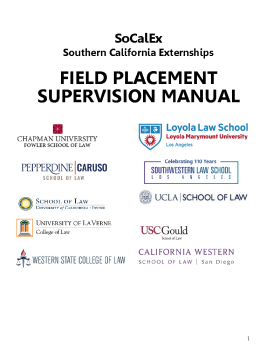 Externship Program | Southwestern Law School
